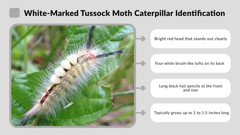 White-Marked Tussock Moth: Life Cycle, Sting, Rash & Safety