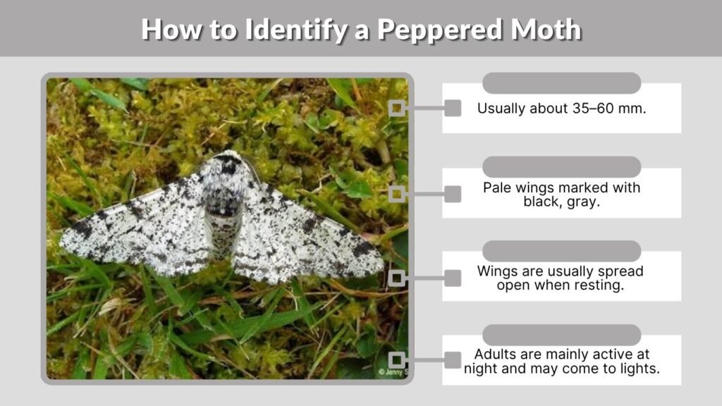 Peppered Moth: Size, Color, Habitat, Diet, Identification