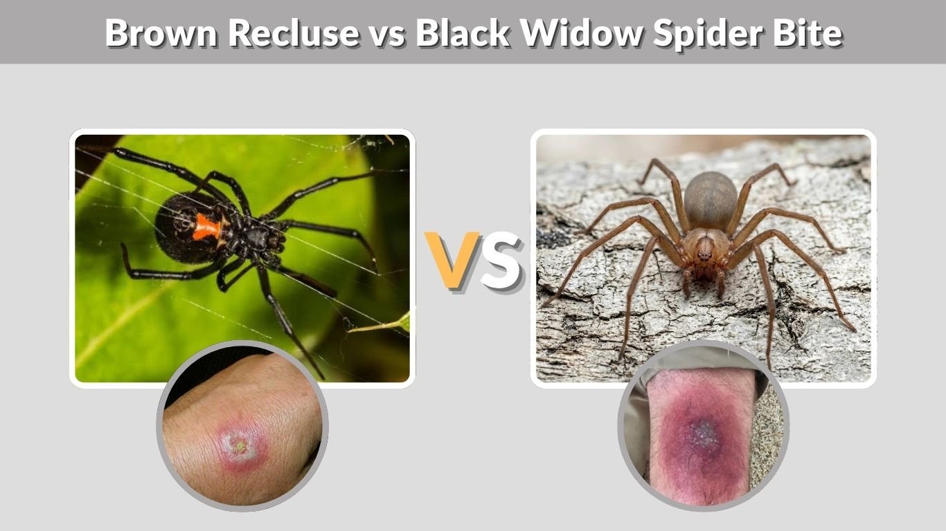 Brown Recluse vs Black Widow Spider Bite: Key Differences