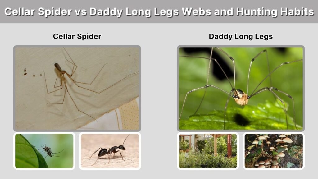 Cellar Spider vs Daddy Long Legs: Key Differences Between Them
