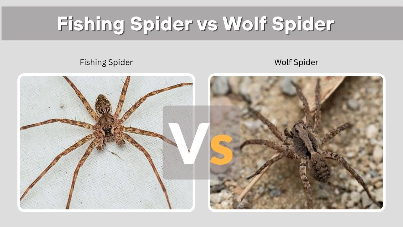 Fishing Spider vs Wolf Spider: 9 Key Differences